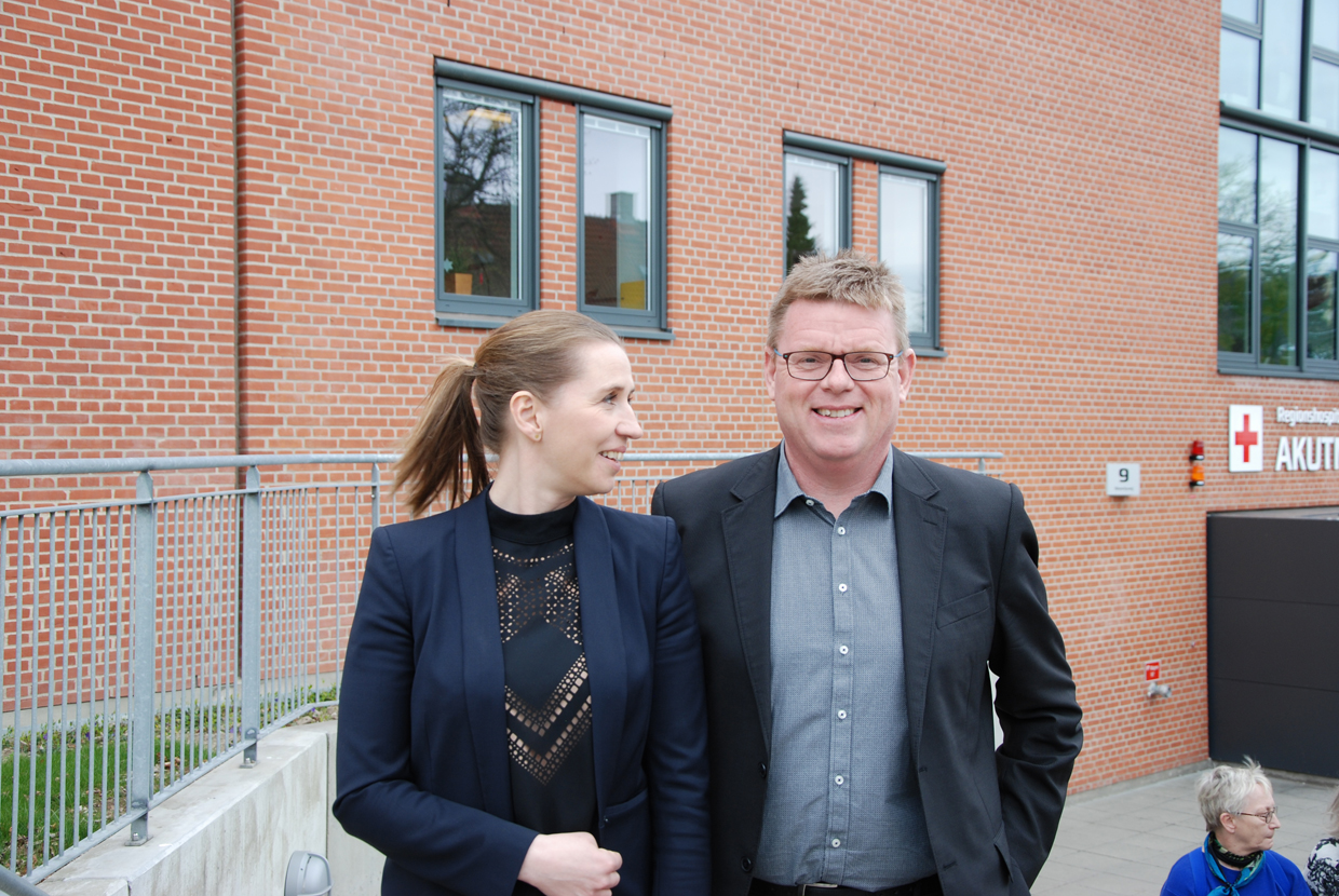 Mette Frederiksen besøgte Regionshospitalet Randers - Randers Netavis