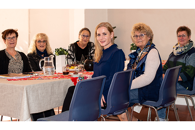 Fra Venstre Jonna Nymann Pedersen, Vera Mortensen, Hanne Falk, Louise ...