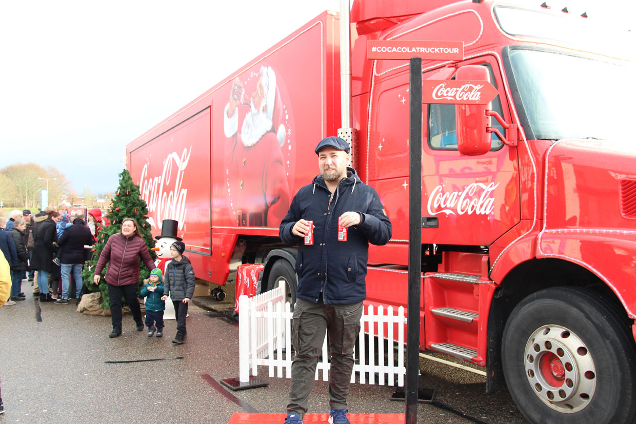 Stort antal besøgende ved Coca-Cola's Juletruck - Randers Netavis